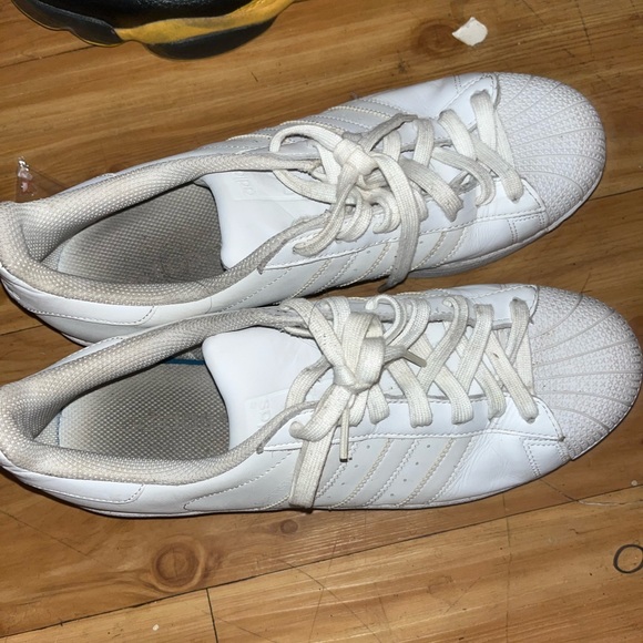 adidas | Shoes | Adidas Shelltoe All White | Poshmark